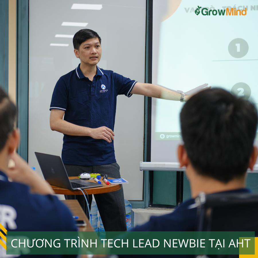 KHỞI ĐỘNG CHƯƠNG TRÌNH TECH LEAD ĐẦU TIÊN TẠI AHT TECH JSC - GrowMind