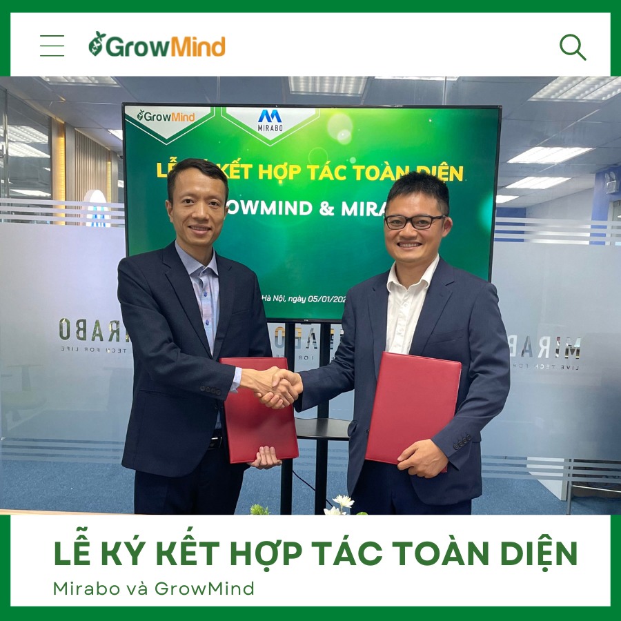 GROWMIND KÝ KẾT HỢP TÁC TOÀN DIỆN CÙNG MIRABO NĂM 2023 – GrowMind