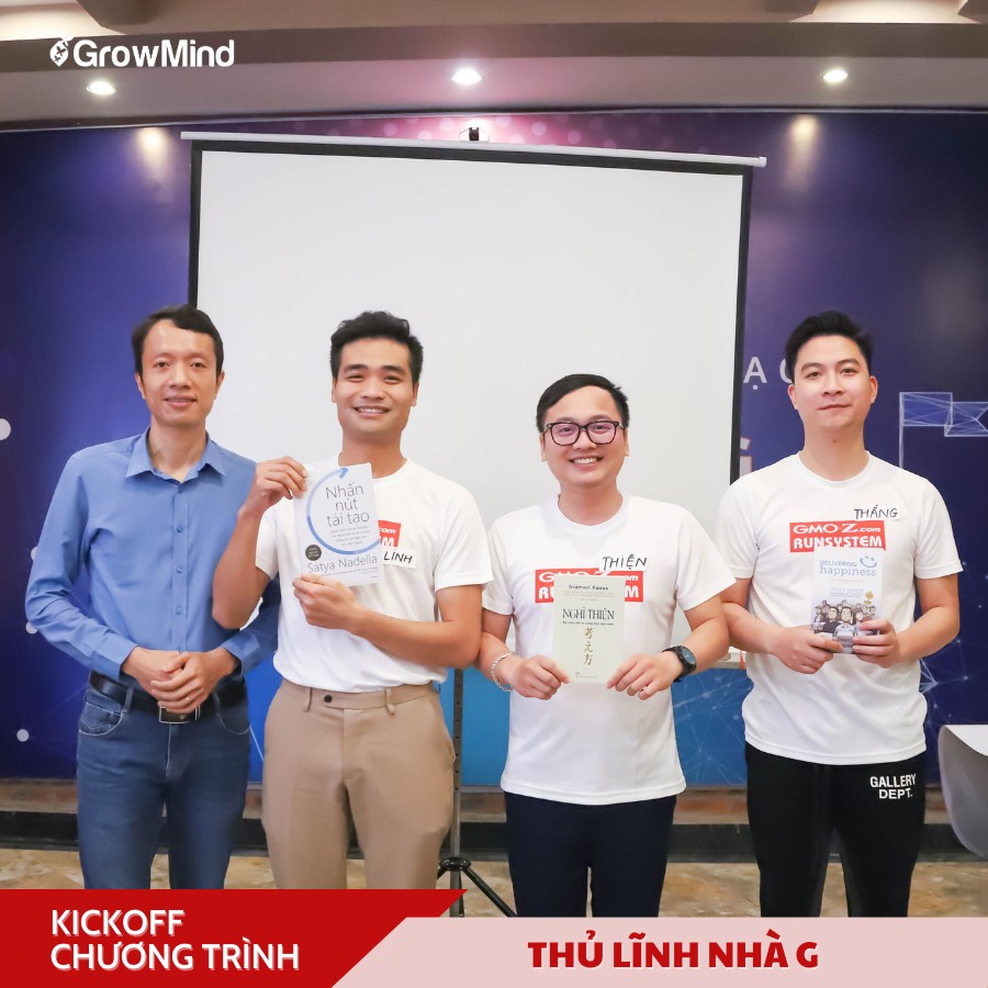 KHỞI ĐỘNG CHƯƠNG TRÌNH “THỦ LĨNH NHÀ G” TẠI GMO - GrowMind